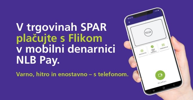 V Sparu odslej plačevanje s Flikom v NLB Pay | SPAR SI