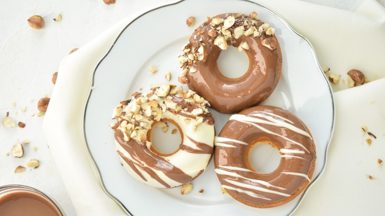 Polnjeni čokoladni krofi brez glutena
