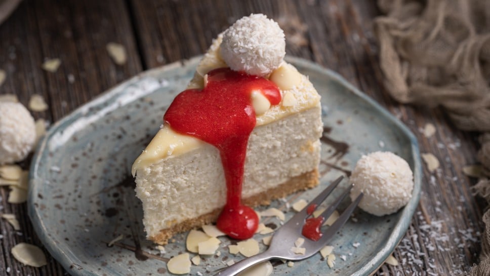 Raffaello cheesecake