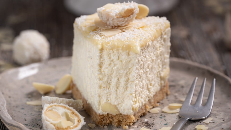 Raffaello cheesecake