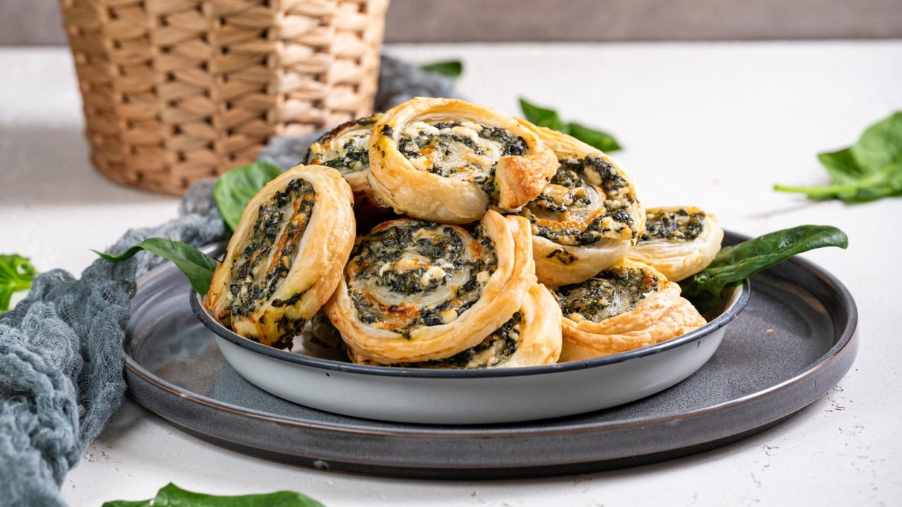 Špinačne rolice s feto