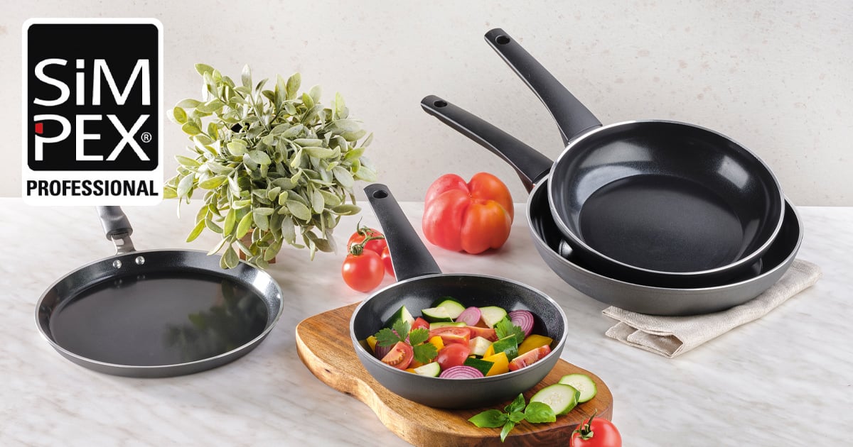 Znova odkrijte veselje do kuhanja s ponvami Simpex Professional | SPAR SI