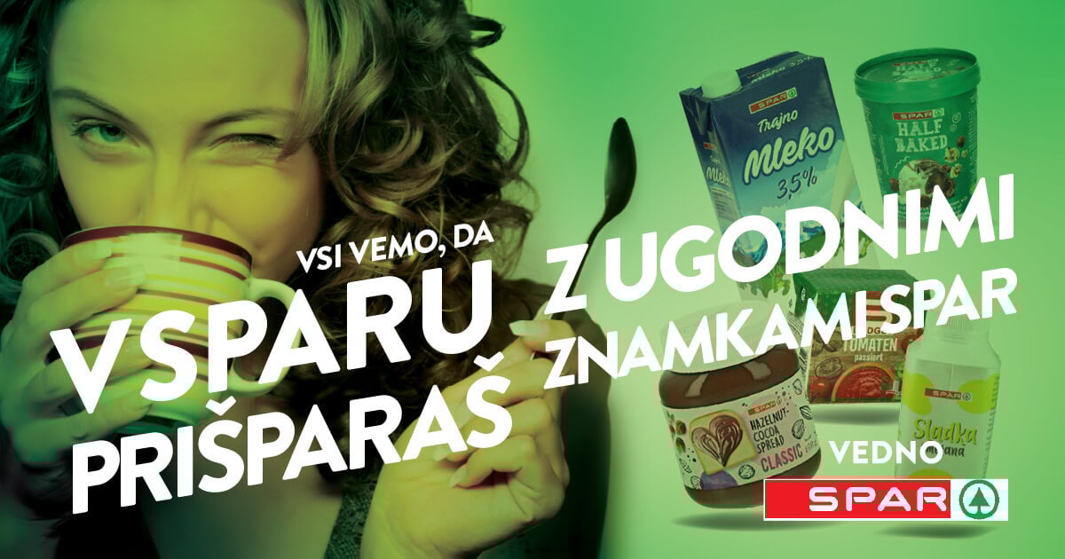 VSI VEMO, DA V SPARU PRIŠPARAŠ | SPAR SI