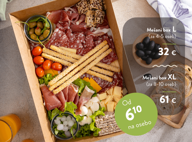 Naročite svoj Party box v restavraciji INTERSPAR | SPAR SI