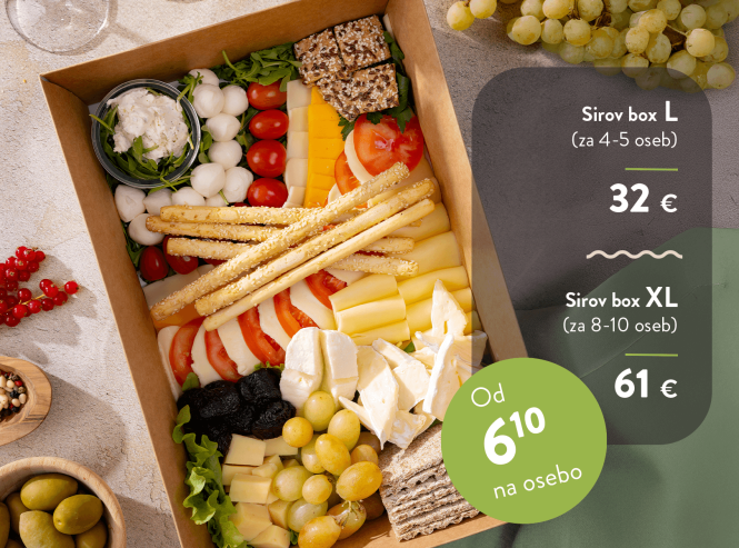 Naročite svoj Party box v restavraciji INTERSPAR | SPAR SI