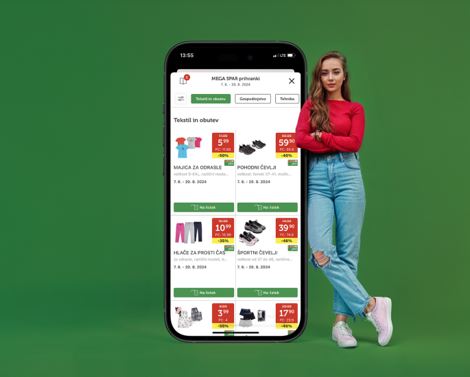 SPAR plus aplikacija | SPAR SI