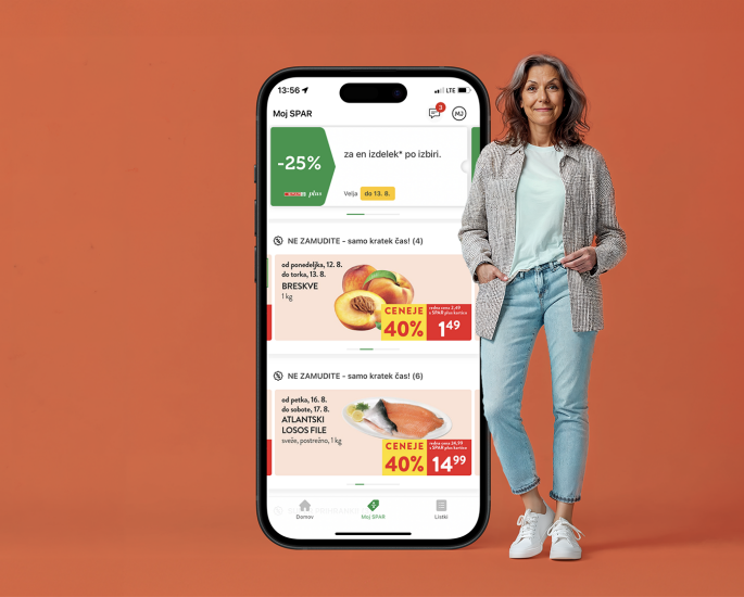 SPAR plus aplikacija | SPAR SI