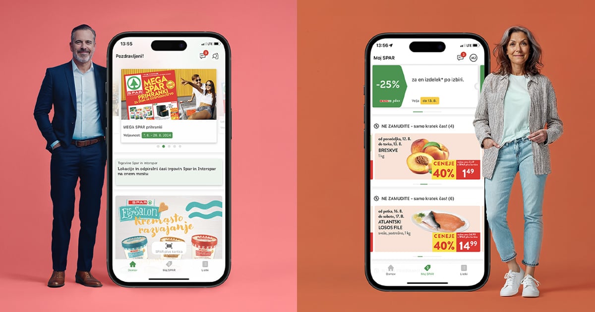 SPAR plus aplikacija | SPAR SI