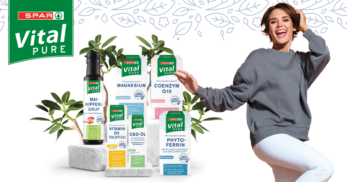 Prehranska dopolnila SPAR Vital PURE | SPAR SI