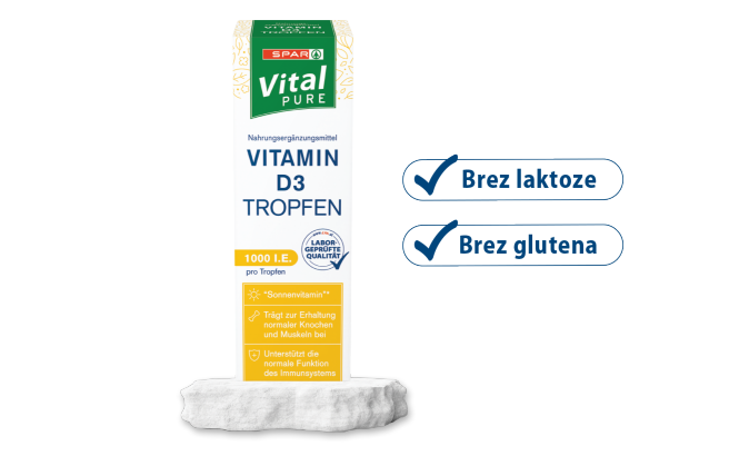 Prehranska dopolnila SPAR Vital PURE | SPAR SI